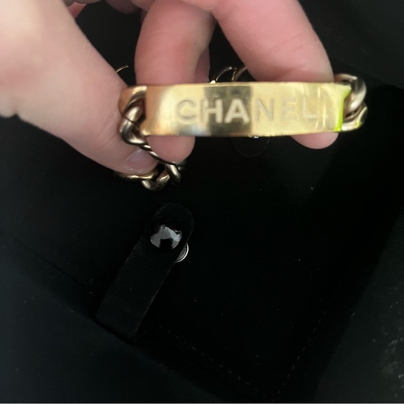 CHANEL | Jewelry | Chanel Plate Bracelet | Poshmark